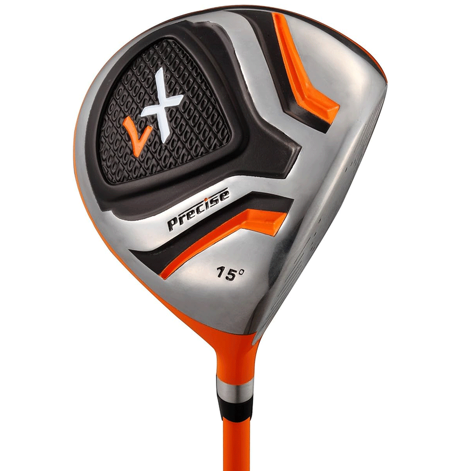 SKYMAX PRECISE X7 JUNIOR GOLF SET DRIVER, HYBRID, IRONS, PUTTER & BAG ...