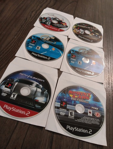 Gran Turismo, Spy Hunter, Nascar PS2, Lot Of 6 Racing Games, Discs Only ...