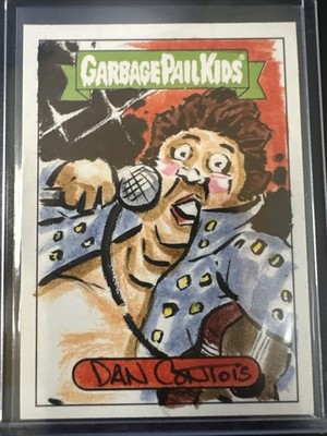 Topps Garbage Pail Kids Sketch Dan Contois Elvis | eBay