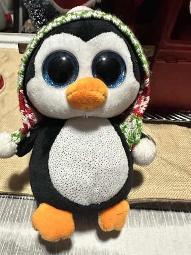 Ty Beanie Boos - PENELOPE the Holiday Penguin (6 Inch) NMWMTs Stuffed ...