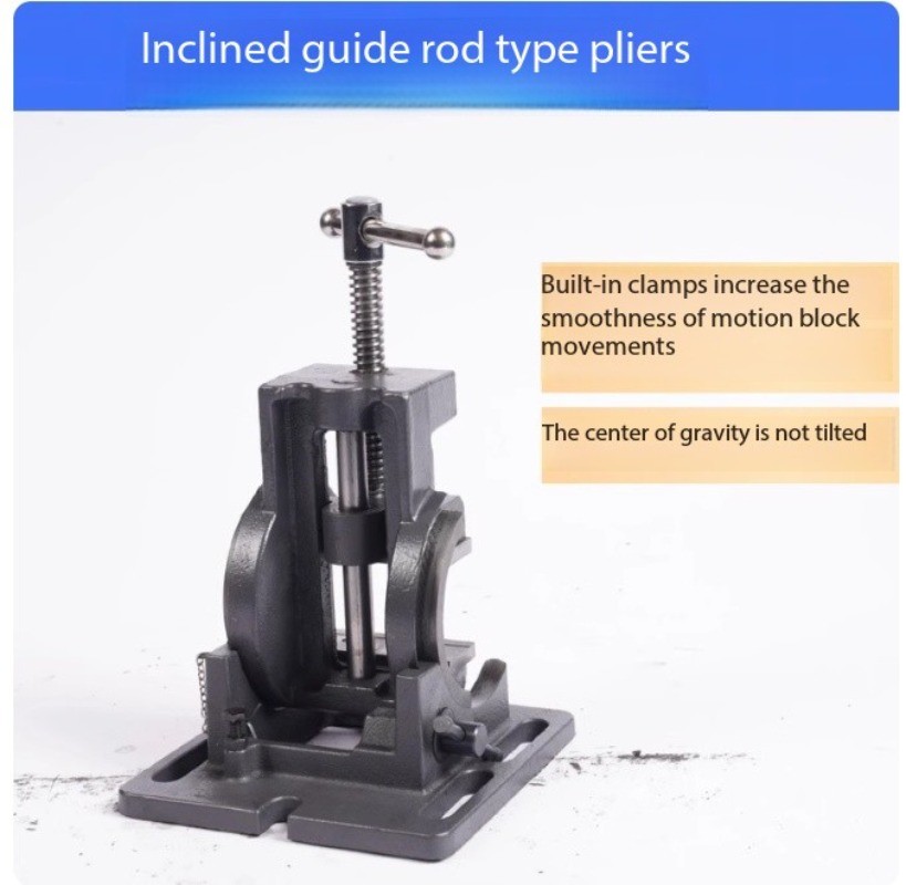 Guide Rod Type Bench Vise Angle Bench Vise Inclined Drilling Machine ...