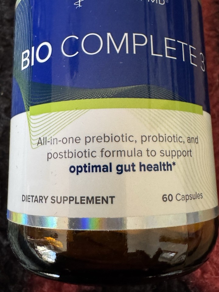 Gundry MD Bio Complete 3 Supplement 60 Capsules Optimal Gut Health New ...