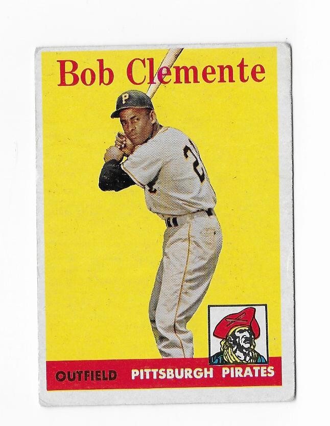 ROBERTO CLEMENTE PITTSBURGH PIRATES H.O.FER 1958 TOPPS #52 EX CARD | eBay