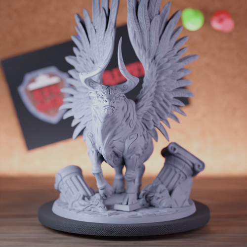 Sacred Bull Celestial Miniature Half-god Monster Dungeons and Dragons ...