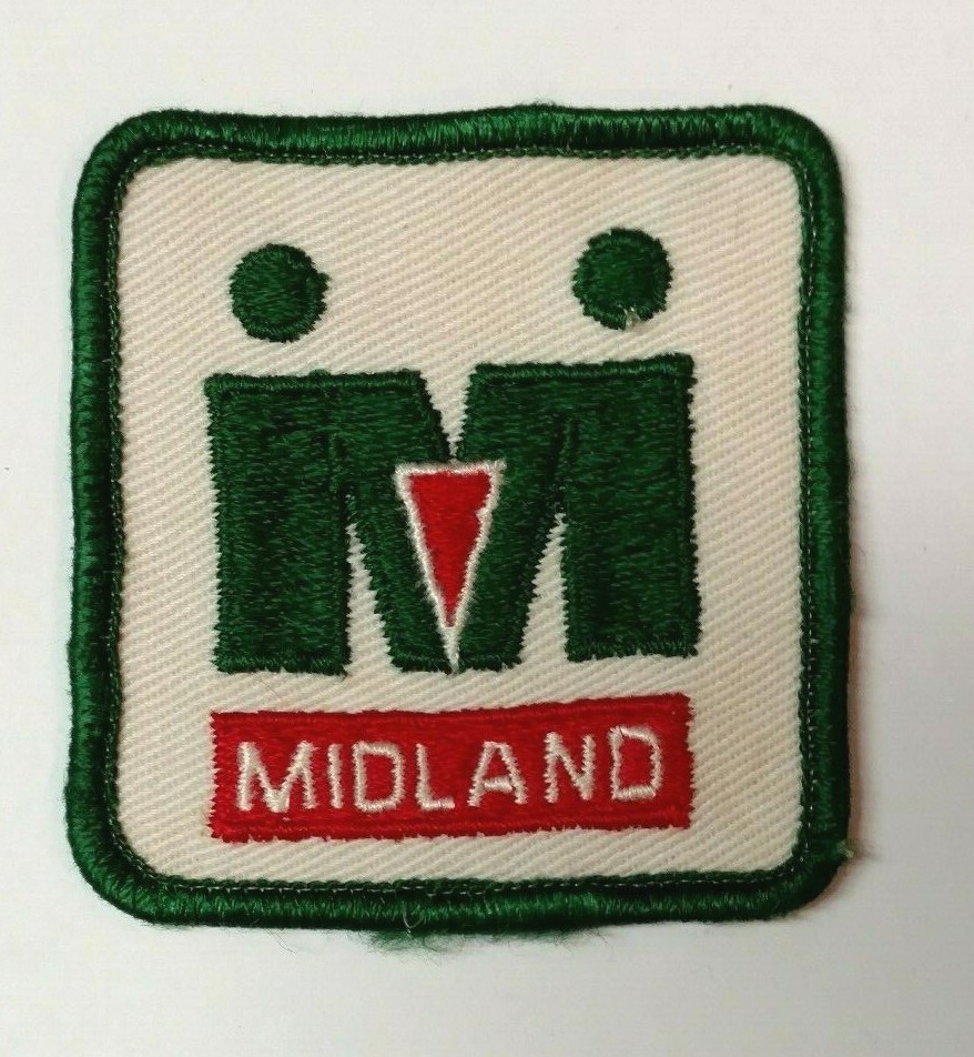 4 - Vintage Midland Farming Embroidered Patches 2 1/2" x 2 1/2" | eBay