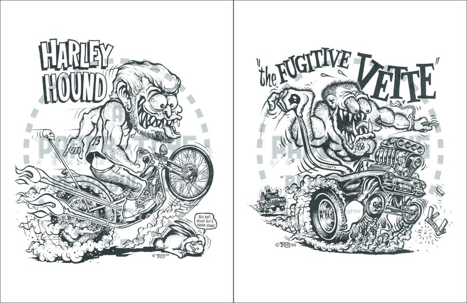 ED "BIG DADDY" ROTH MONSTER COLORING BOOK - VINTAGE REPRINT WITH BONUS ...