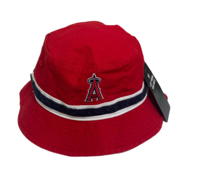 Los Angeles Angels '47 band Bucket Hat Red | eBay