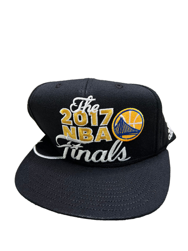 Golden State Warriors Adidas The 2017 NBA Finals Strap Back Hat Cap ...