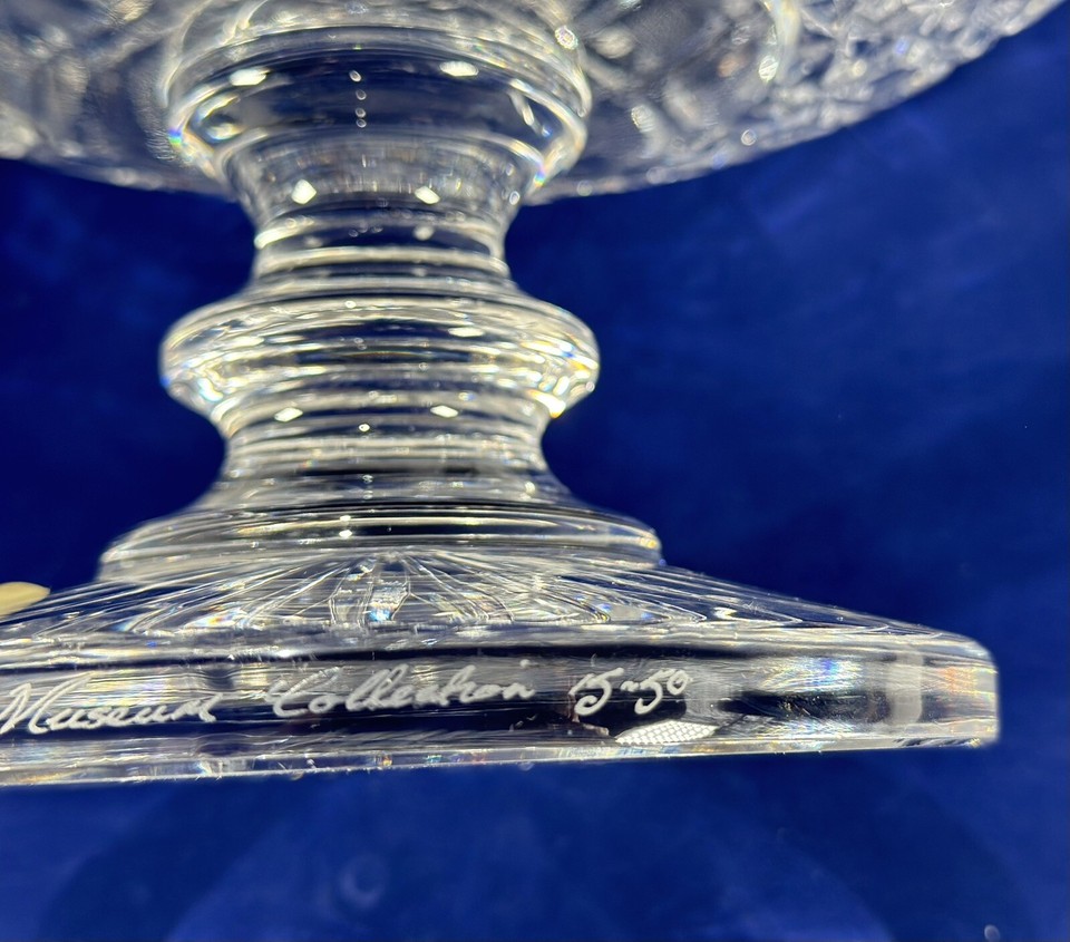 RARE Vintage WATERFORD Crystal Museum Collection Footed Centerpiece ...