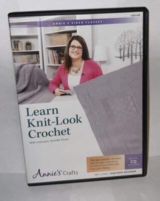 💥Annie's Crafts DVD LEARN KNIT-LOOK CROCHET + Pattern CD💥 | eBay