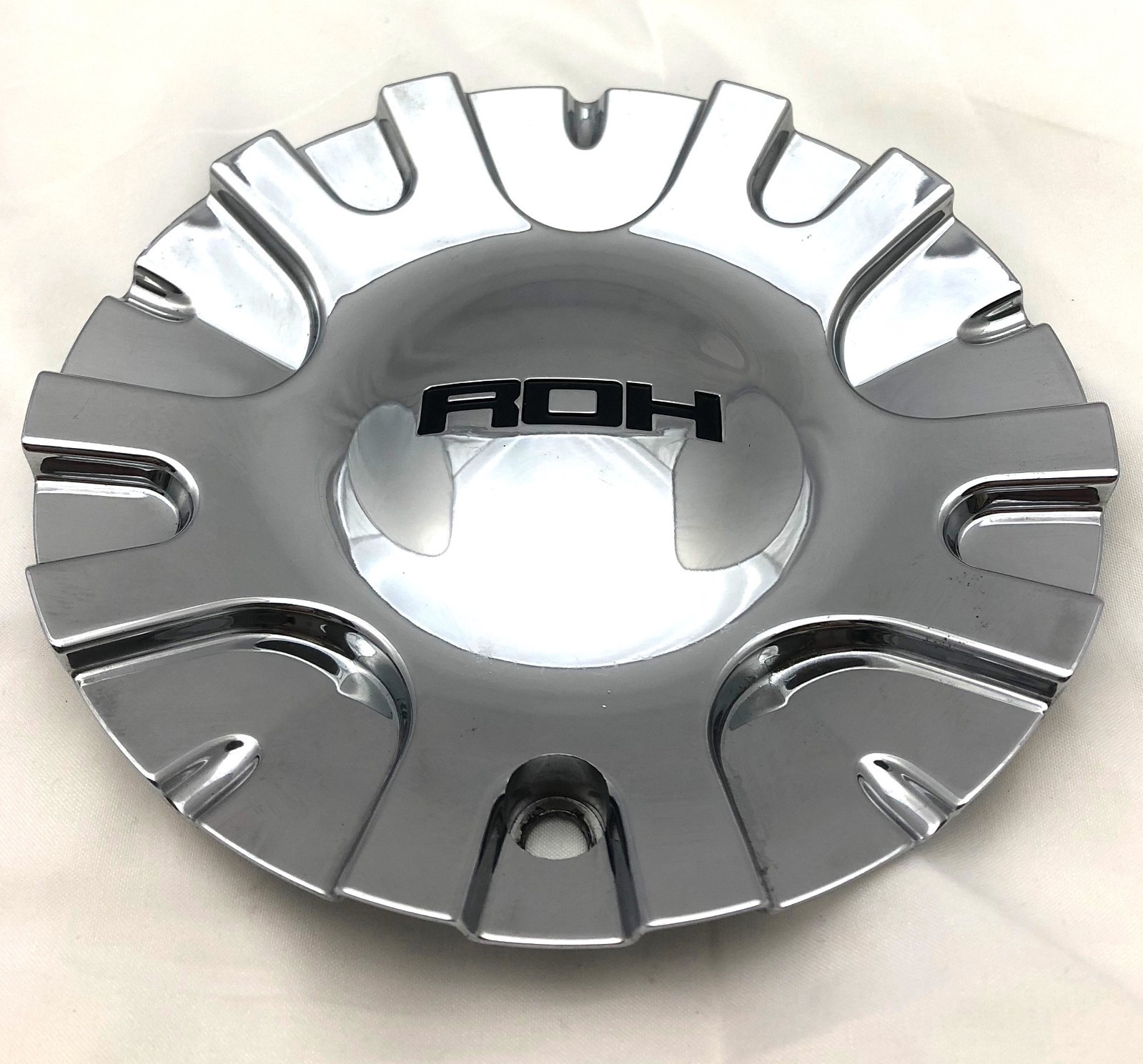ROH Chrome Wheel Center Cap QTY 1 # C-052-6, PCC52B-C | eBay