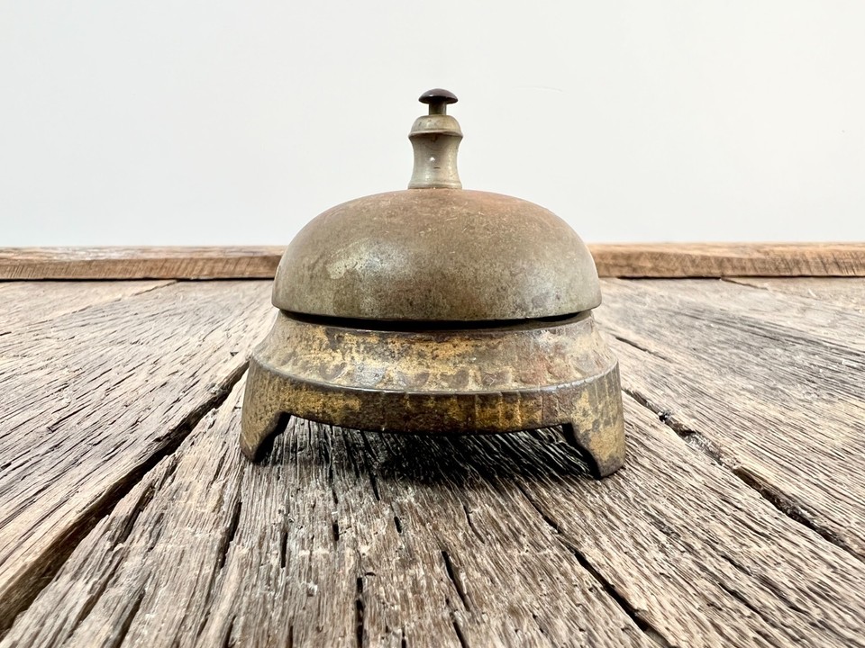Antique Front Desk Bell - Bellhop Bell | eBay