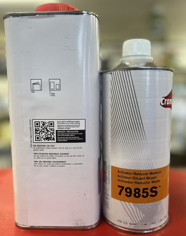 CROMAX 7900S Axalta Multi Use Clear Coat And Activator-Reducer Mid Temp ...