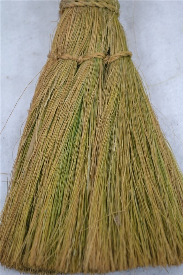 1940s wisk broom brush painted lady head w/hair and hanger 8.5 original ...