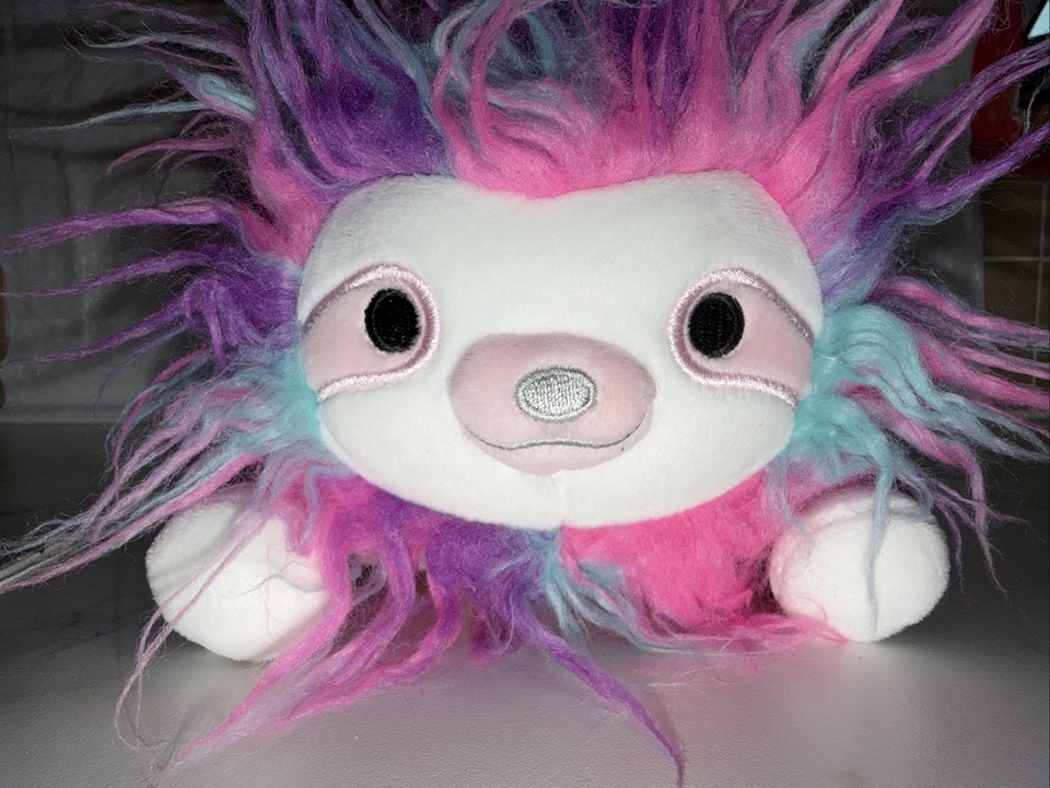 NEW Squishmallows Sloth Plush Hug Mees Laying 9” Rayen sloth New 2022 ...