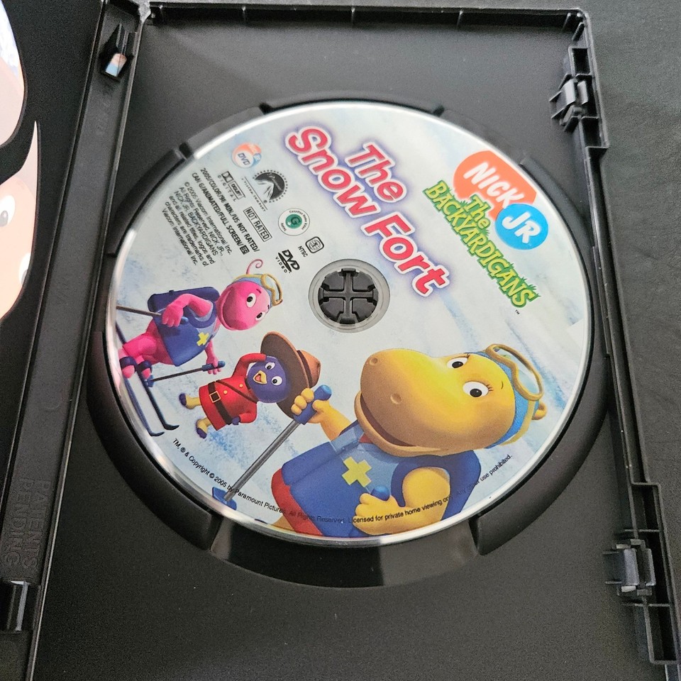 Nick Jr The Backyardigans THE SNOW FORT DVD w Special Features Secret ...