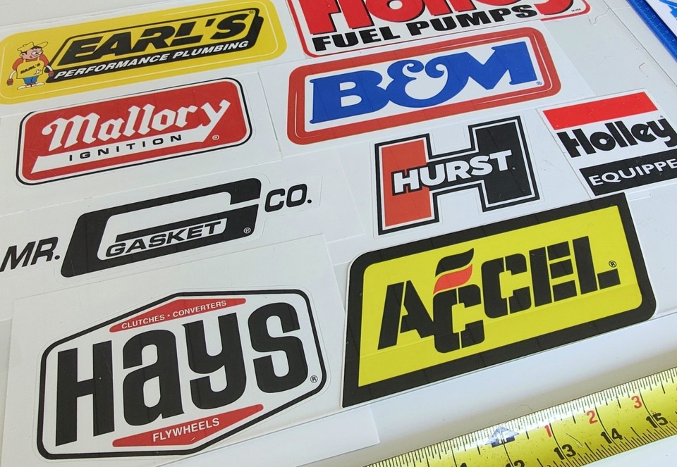 Lot of Holley Classic & Various Racing Decals Stickers NHRA ManCave ...