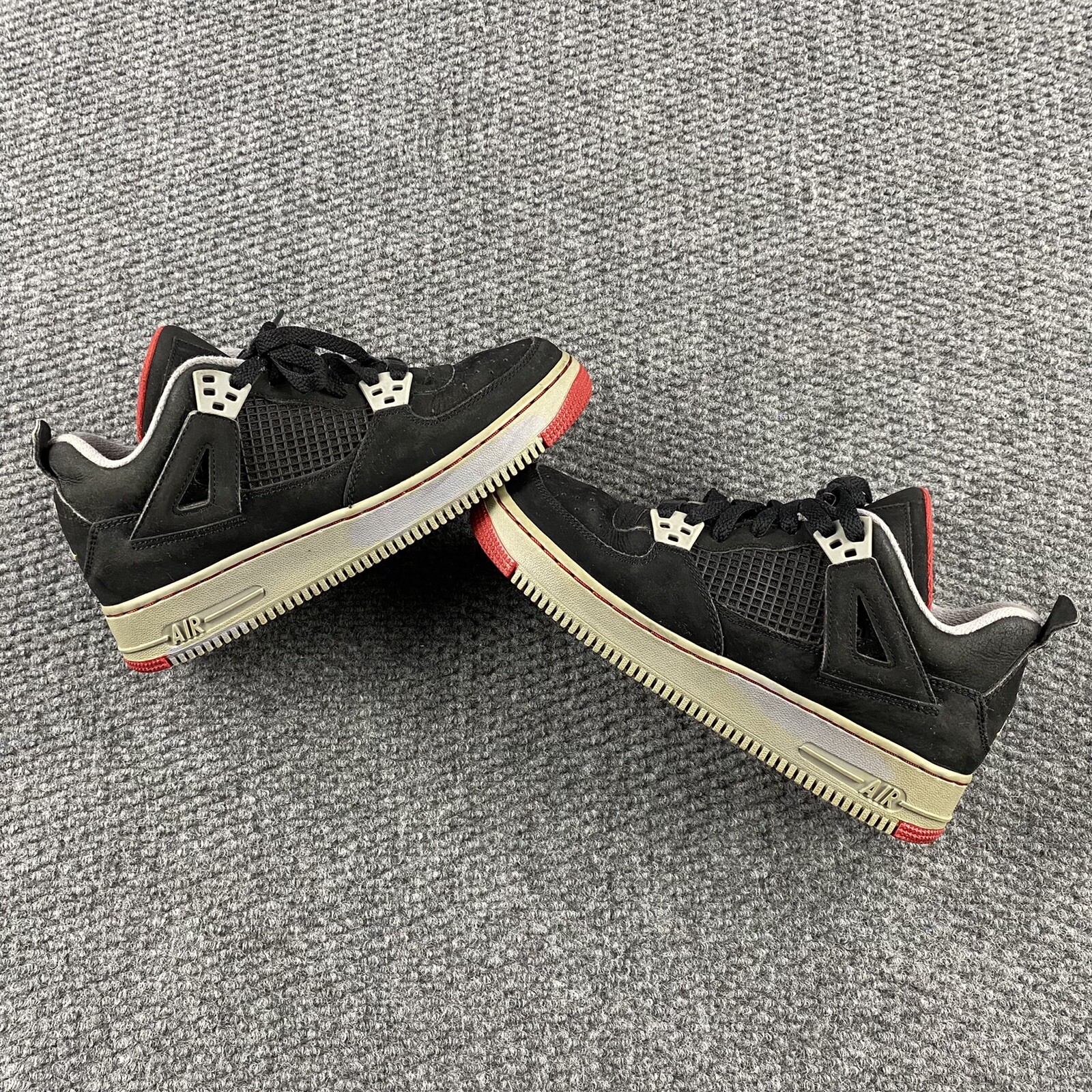 2009 Nike Air Jordan IV Youths Athletic Shoes Youth Size 5Y Black ...