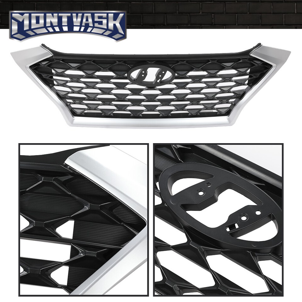 Fit For 19-21 Hyundai Tucson Front Bumper Upper Grille Grill 86350D3500 ...