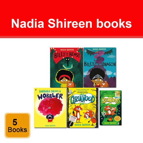 Nadia Shireen Collection 5 Books Set Pack Grimwood, Billy and the Beast ...