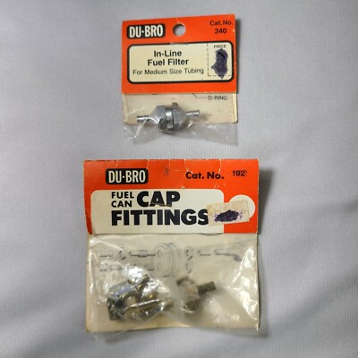 Du-Bro Fuel Can Cap Fittings #192 + Dubro Inline Fuel Filter #340 | eBay