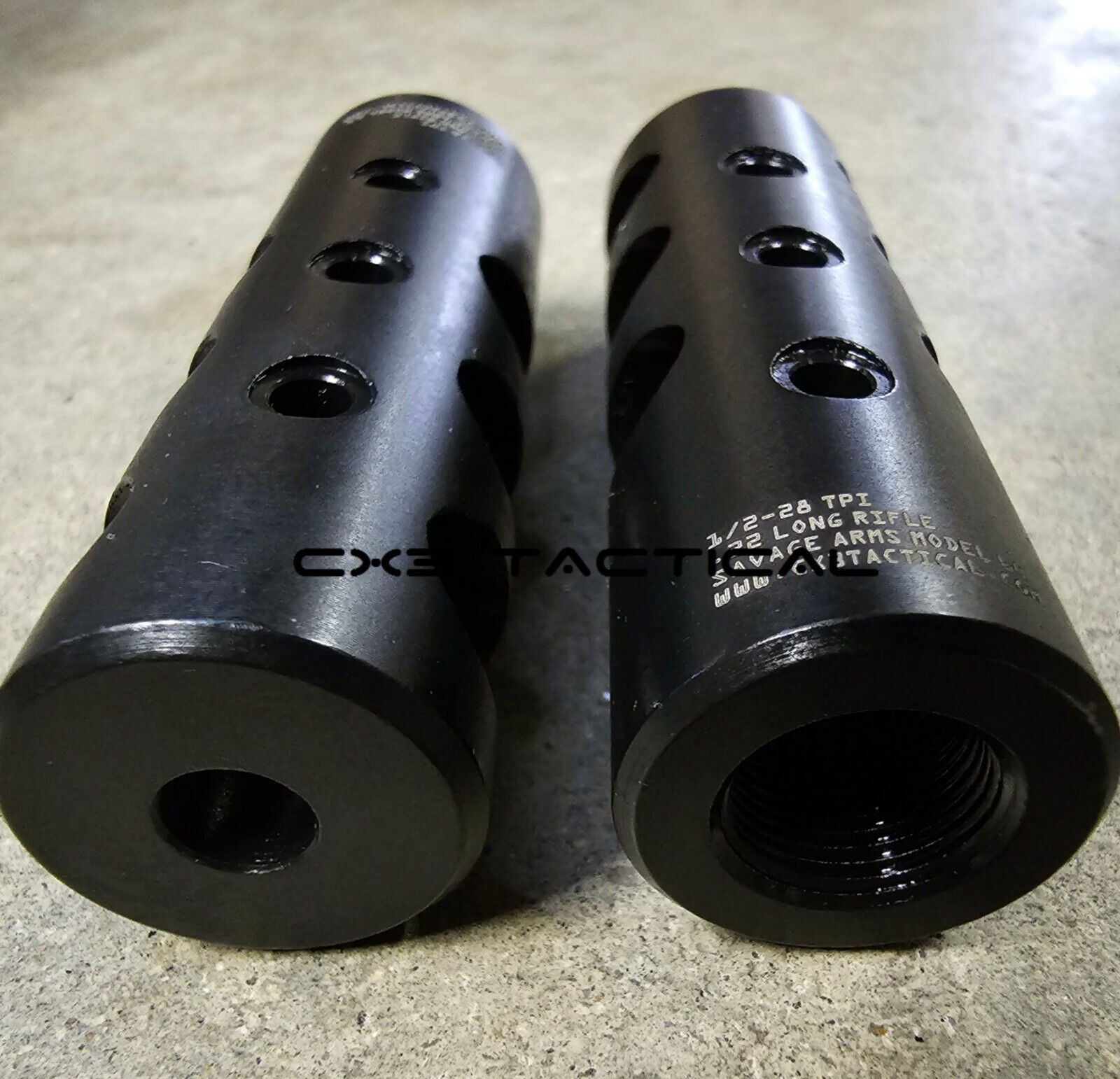Savage Model 64 .22LR Muzzle Brake Compensator Comp 1/2-28 TPI 22LR 22 ...