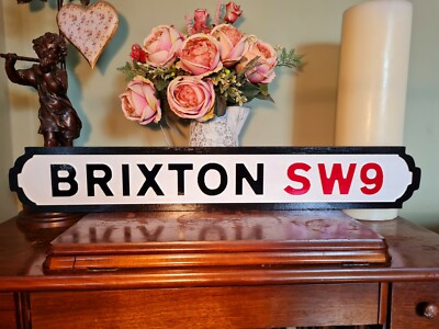 Brixton Indoor Old Fashioned London Street Sign Lambeth South London ...