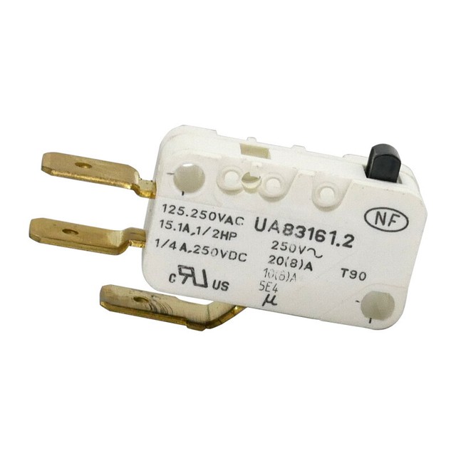 3PCS Crouzet UA83161.2 White Micro Limit Switch 2-pin 5A 250V T80 With ...