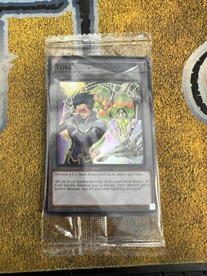 Yugioh SEALED Vizor & T.G. Blade Blaster Token TKN5-EN021 Super Rare ...