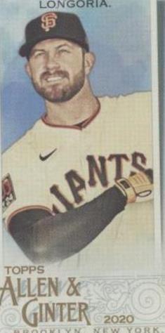 2020 Topps Allen & Ginter's - Evan Longoria #173 Mini A&G Back for sale ...