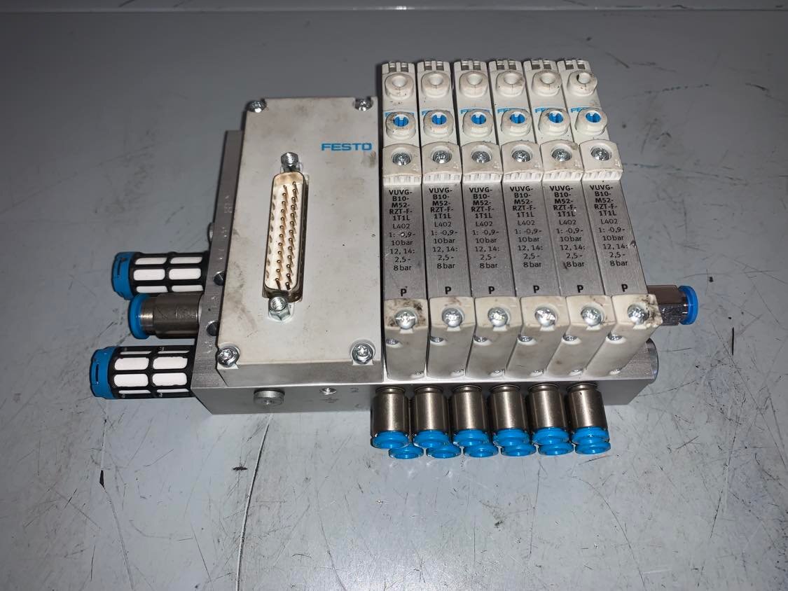 Festo VTUG-10-MSDR-B1T-25V20-Q8L-UL-Q6S-6P Wyspa zaworowa | eBay