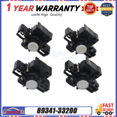 89341-33200-C0 4PC BLACK PDC Backup Parking Sensor For Lexus CT200h ...