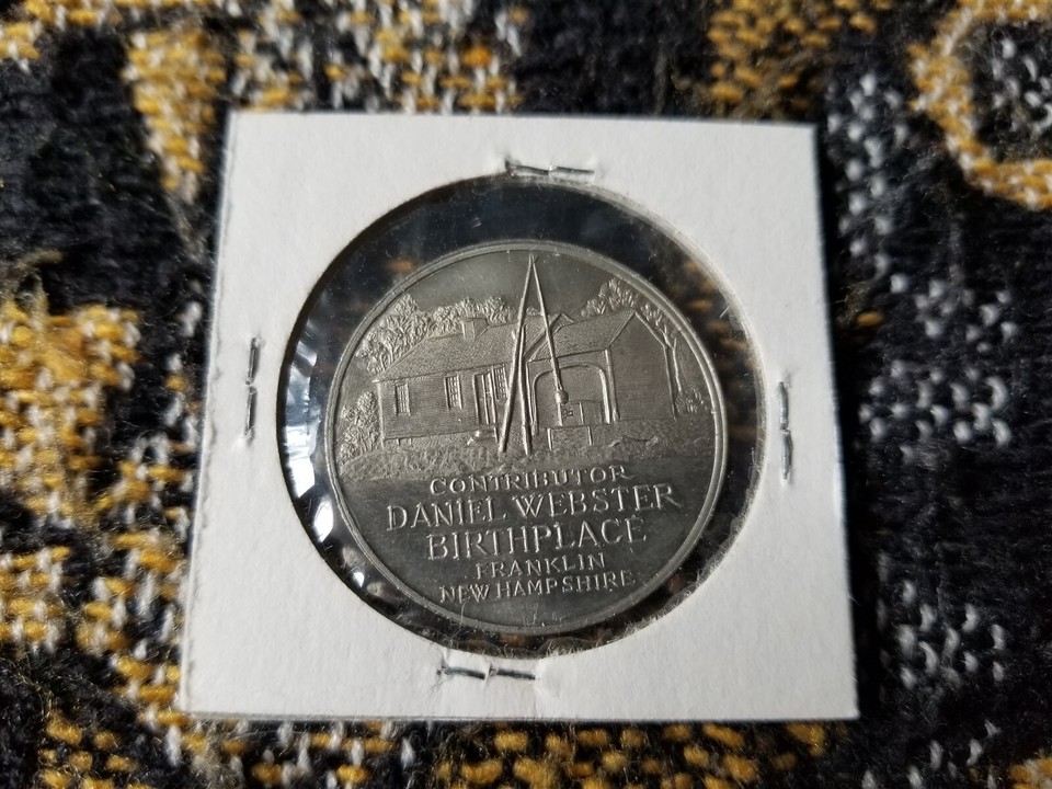 Daniel Webster - 1782-1932 - 150th Birthday - Medallion Tariff Incl | eBay