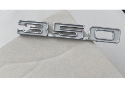 Vintage Chevy 350 Emblem Badge Script Logo Nameplate In New Condition ...