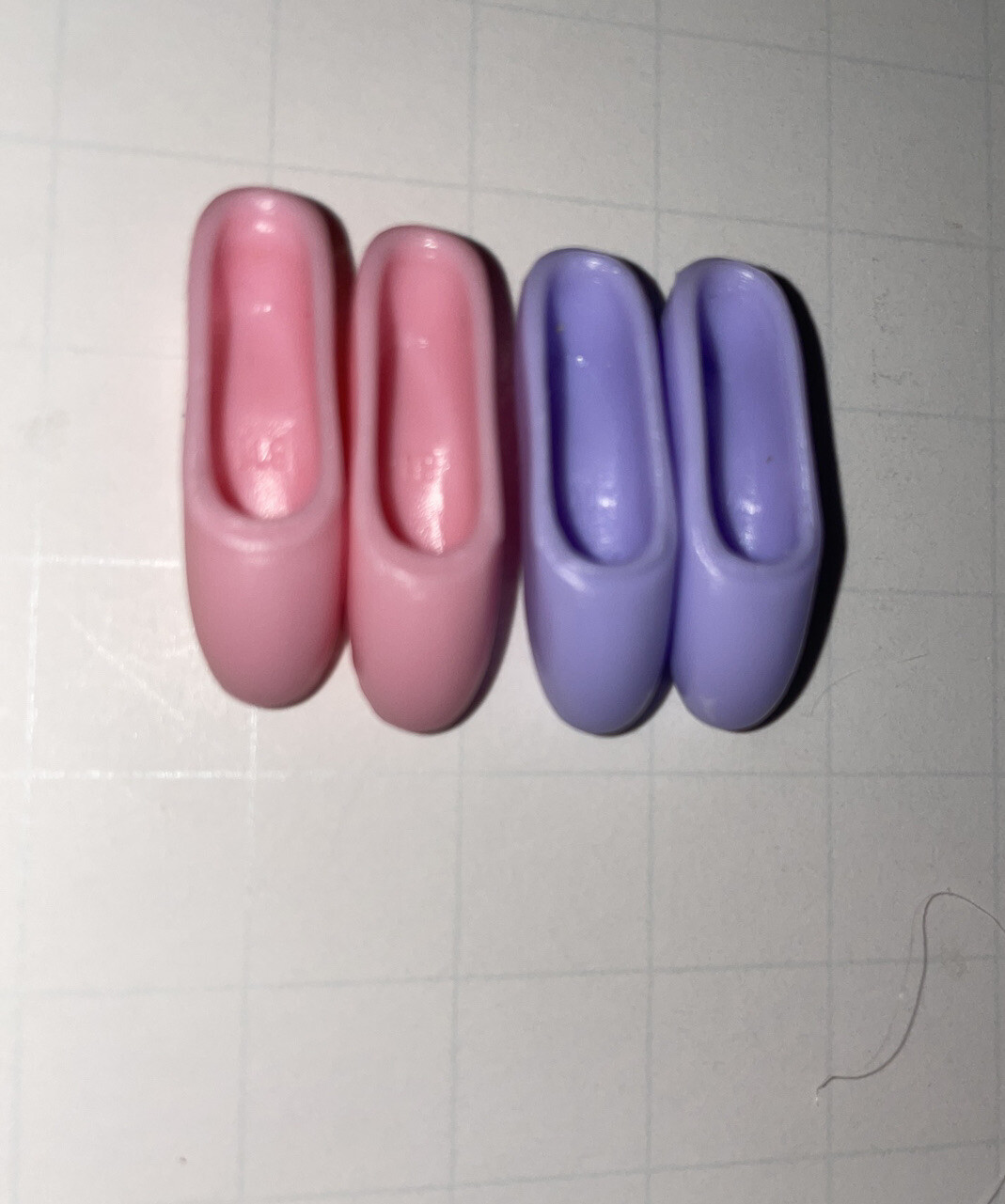 Barbie fashionista Doll purple & pink Ballerina Slippers Ballet Shoes ...