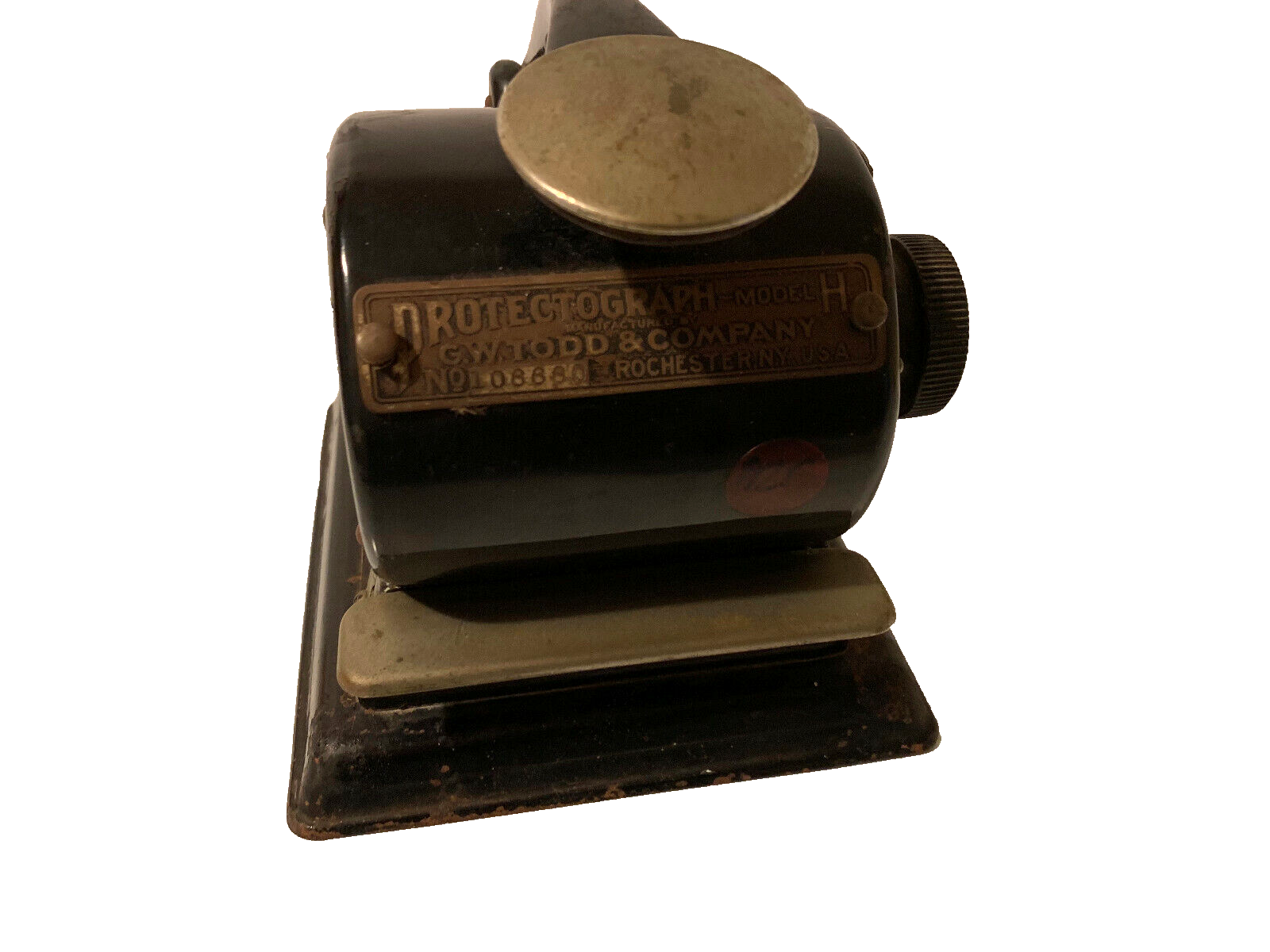 Protectograph Antique Check Protector MODEL H by G.W. Todd & Co ...