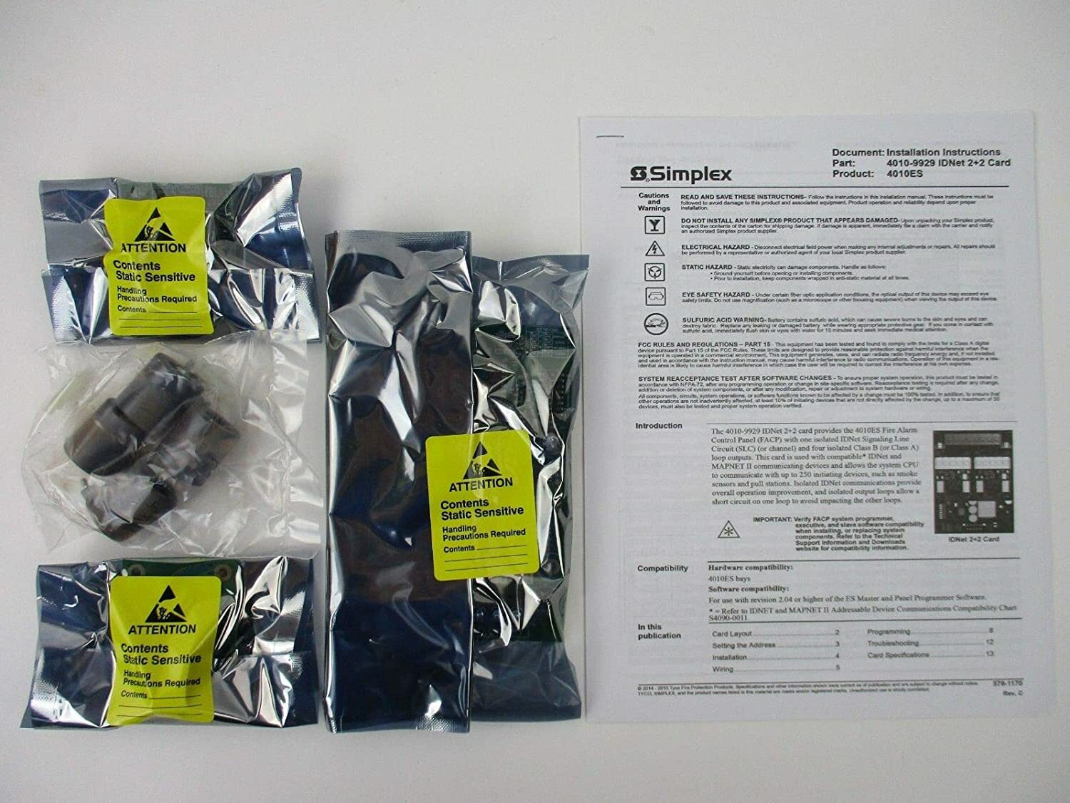 Simplex 4010-9929 IDNET 2+2 250 Point Capacity 4 Loop Module | eBay