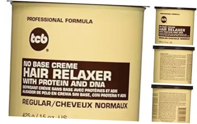 TCB No Base Creme Hair Relaxer, Regular, 15 Ounce | eBay