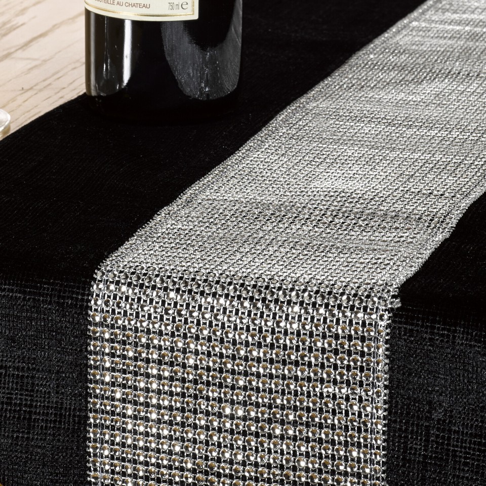 Table Runner Tasselled Soft Velvet Table Decoration Tableware - Eclat ...