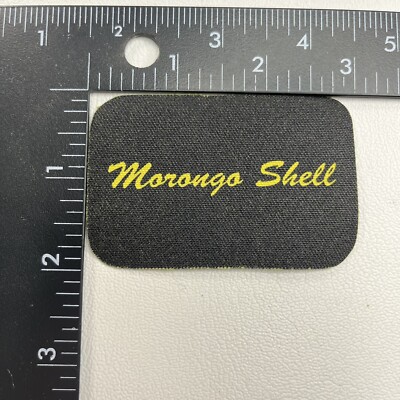 Vtg Borderless MORONGO SHELL Advertising Patch (Gas Oil Related ...