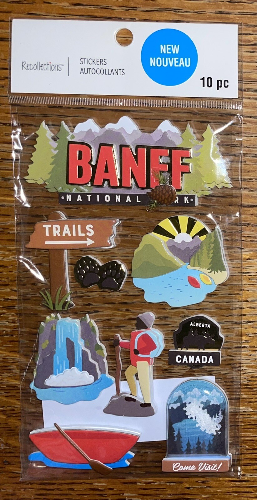 Recollections CANADA BANFF NATIONAL PARK Hiking Trail Waterfall Alberta ...