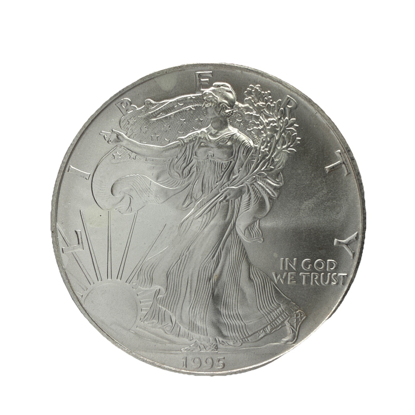 1995 American Silver Eagle 1 oz .999 Fine Silver – Brilliant ...