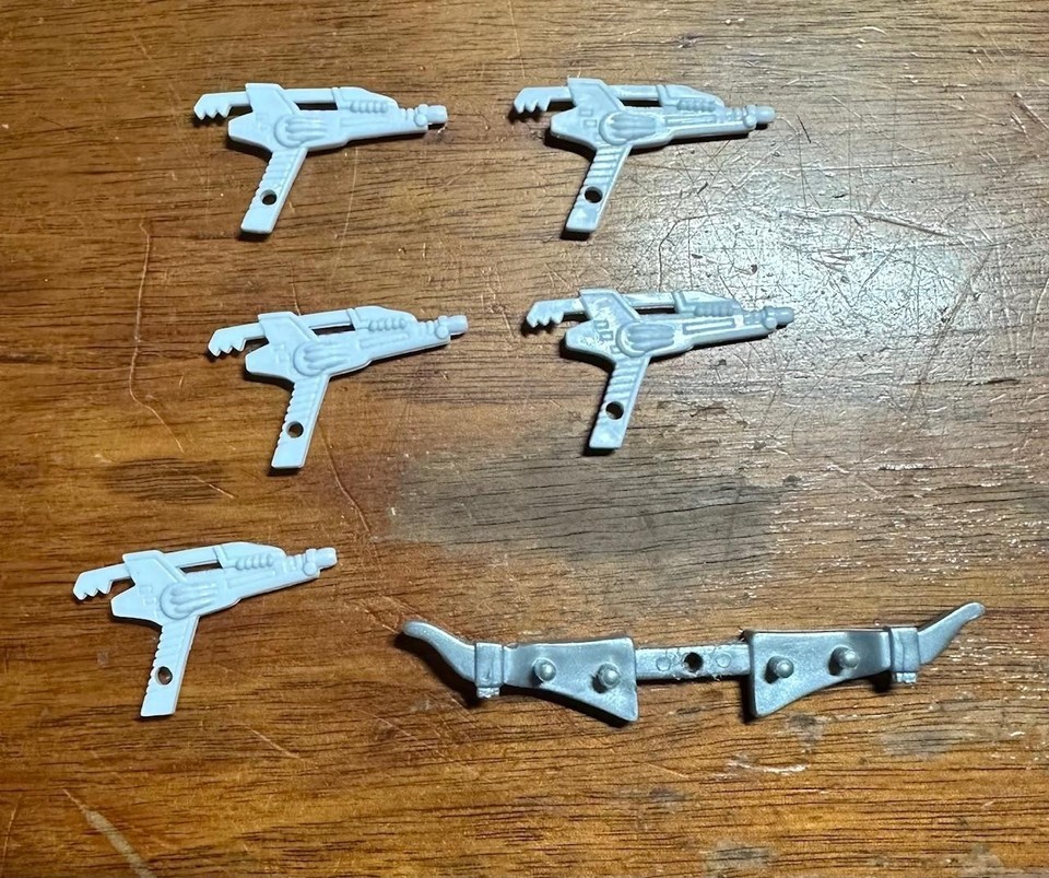 MMPR Power Rangers 1993 Ranger White Blaster Laser Gun Weapon Accessory ...