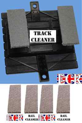 G SCALE 45mm GAUGE LGB TRACK CLEANER & PADS GARDEN RAILWAY TRAIN RAIL ...