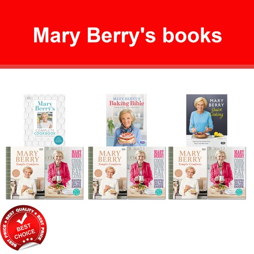 Mary Berry books Simple Comforts, Complete Cookbook, Baking Bible ...
