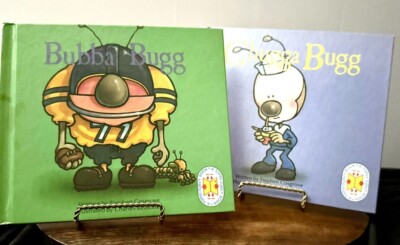 1988 Topsy-Turvy books Mizz Buggly/Bubba Bug & Bigg Bugg Family/Chugga ...