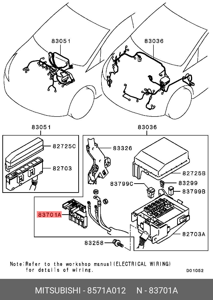Genuine OE Fuse 8571A012 for Mitsubishi 8571-A012 | eBay