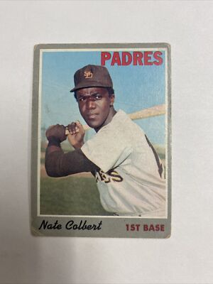 1970 Topps Baseball Nate Colbert San Diego Padres Card #11 | eBay
