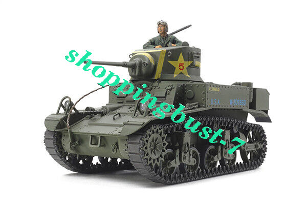 Tamiya 35360 1/35 Scale Model Kit WWII U.S Light Tank M3 Stuart Late ...