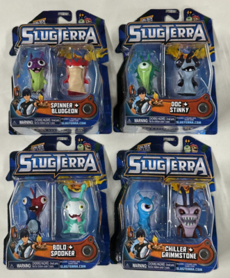 Slugterra Fandango SLUGTERRA STEALTH WRIST BLASTER + 17 MINI FIGURES